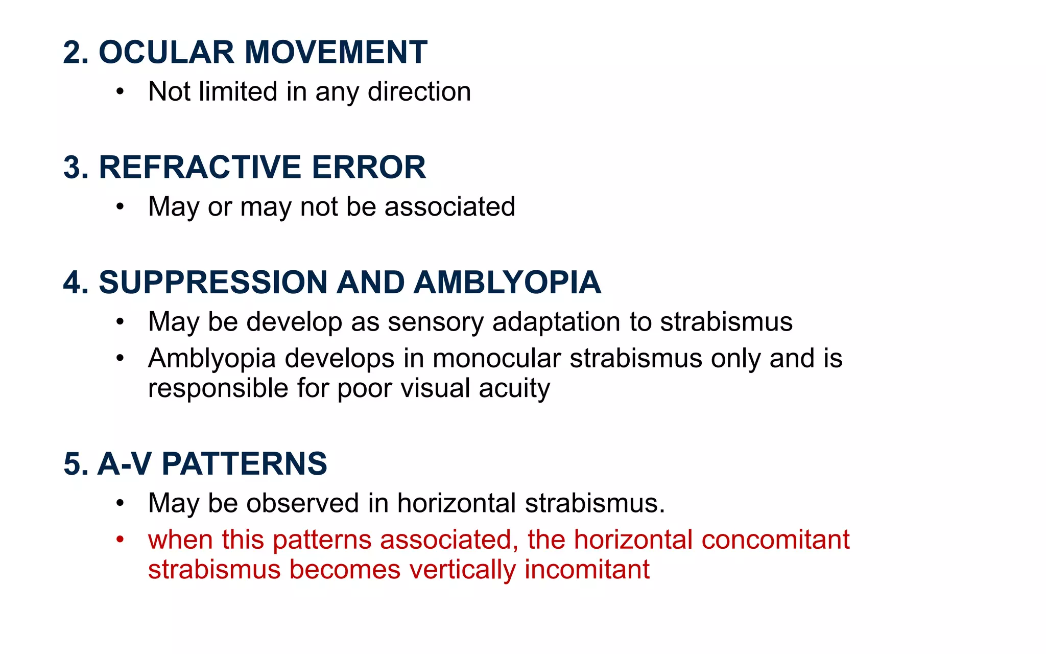 concomitant strabismus | PPTX