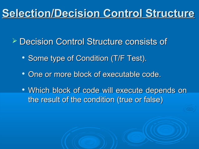 3. control statements | PPT | Programming Languages | Computing