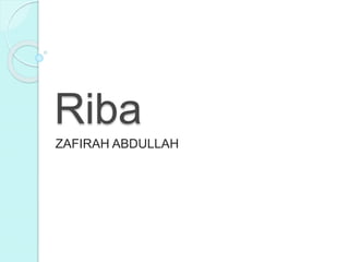 Riba | PPTX