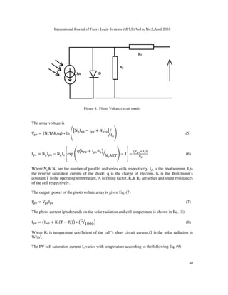 Implementation of Fuzzy Controlled Photo Voltaic Fed Dynamic Voltage Restorer to Mitigate Power ...