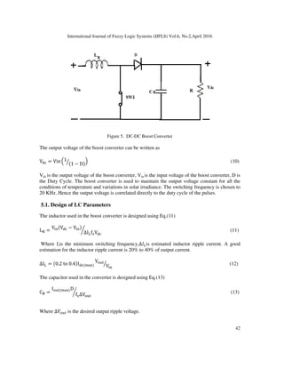 Implementation of Fuzzy Controlled Photo Voltaic Fed Dynamic Voltage Restorer to Mitigate Power ...
