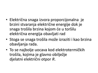 3. snaga izmjenicne struje i snaga na otporniku | PPT