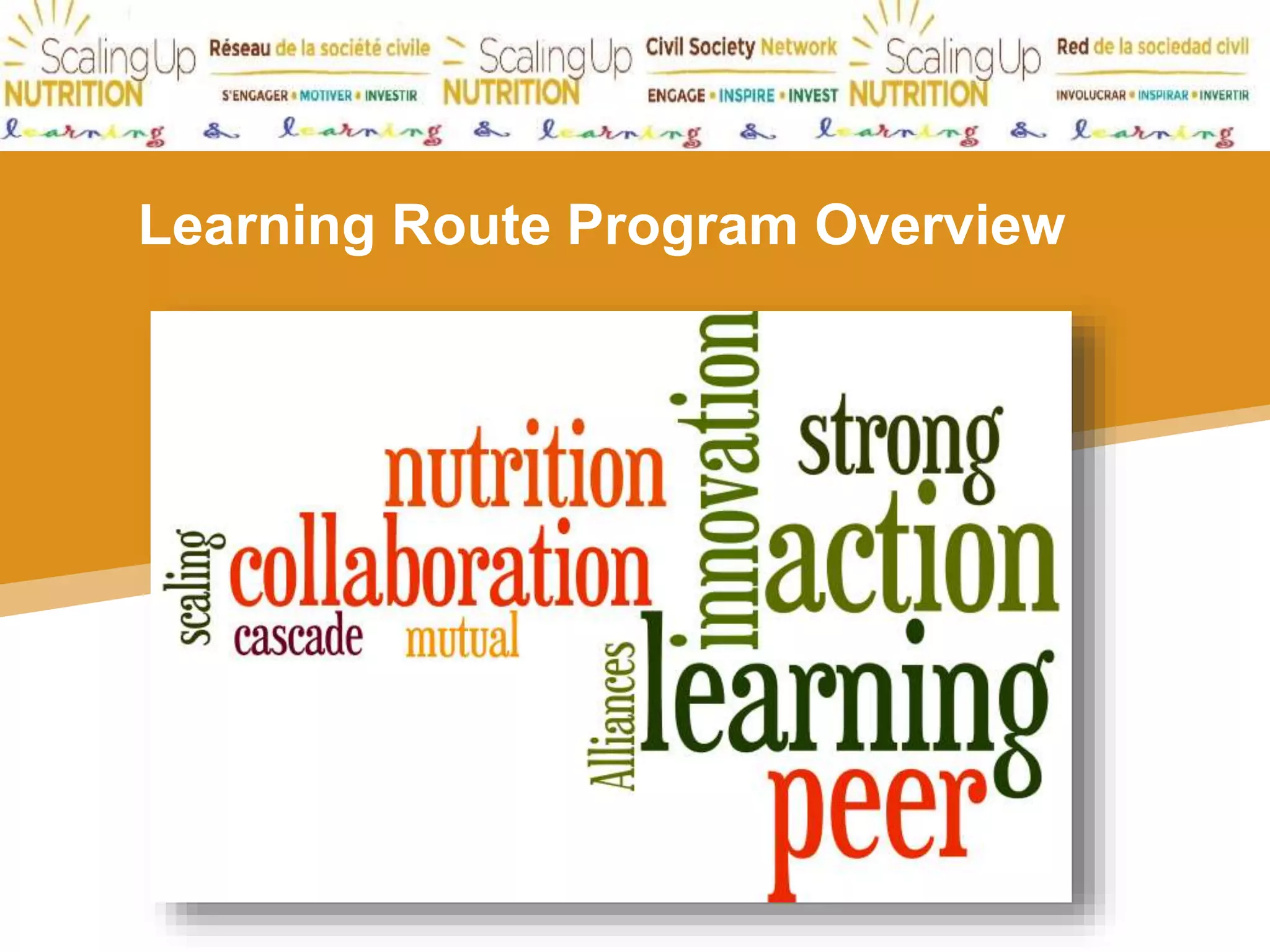 3. learning route program overview | PPT