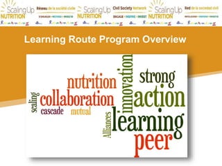 3. learning route program overview | PPT