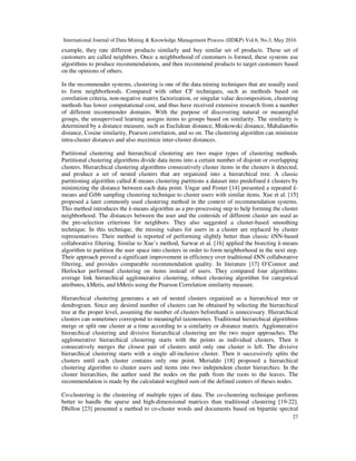 FHCC: A SOFT HIERARCHICAL CLUSTERING APPROACH FOR COLLABORATIVE FILTERING RECOMMENDATION | PDF