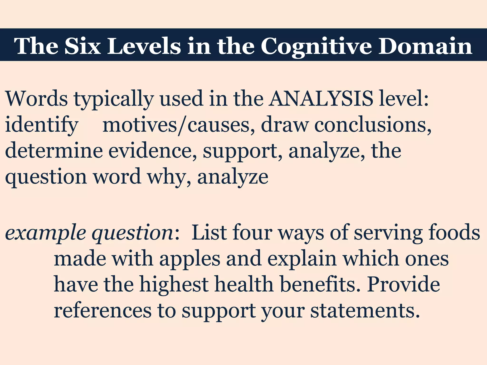 3. cognitive targets | PPT