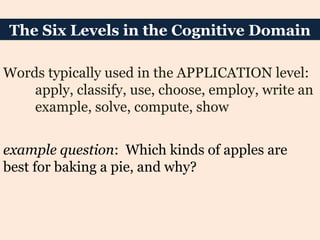 3. cognitive targets | PPT