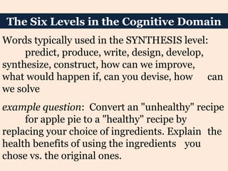 3. cognitive targets | PPT