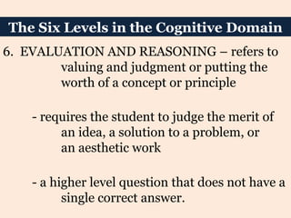 3. cognitive targets | PPT