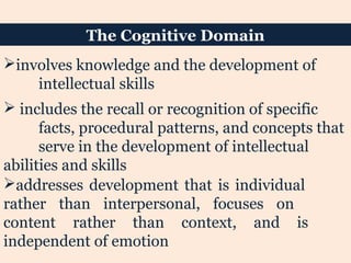 3. cognitive targets | PPT