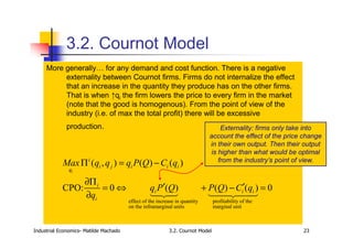cournot model | PDF