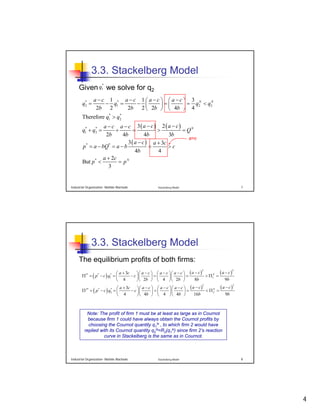 stackelberg model | PDF
