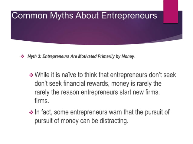 3. types of entrepreneurs and their characteristics | PPT