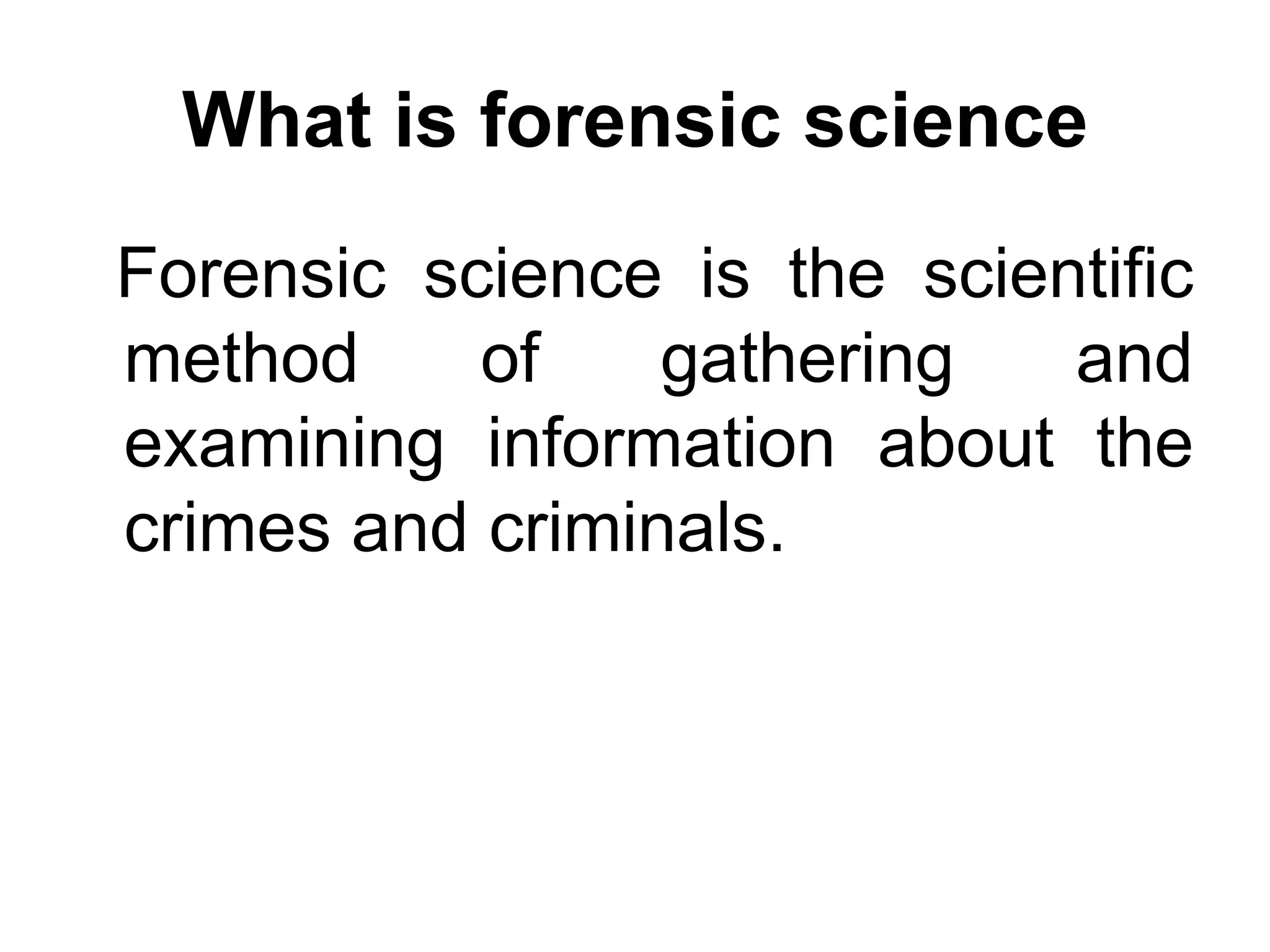 DNA in forensics | PPTX