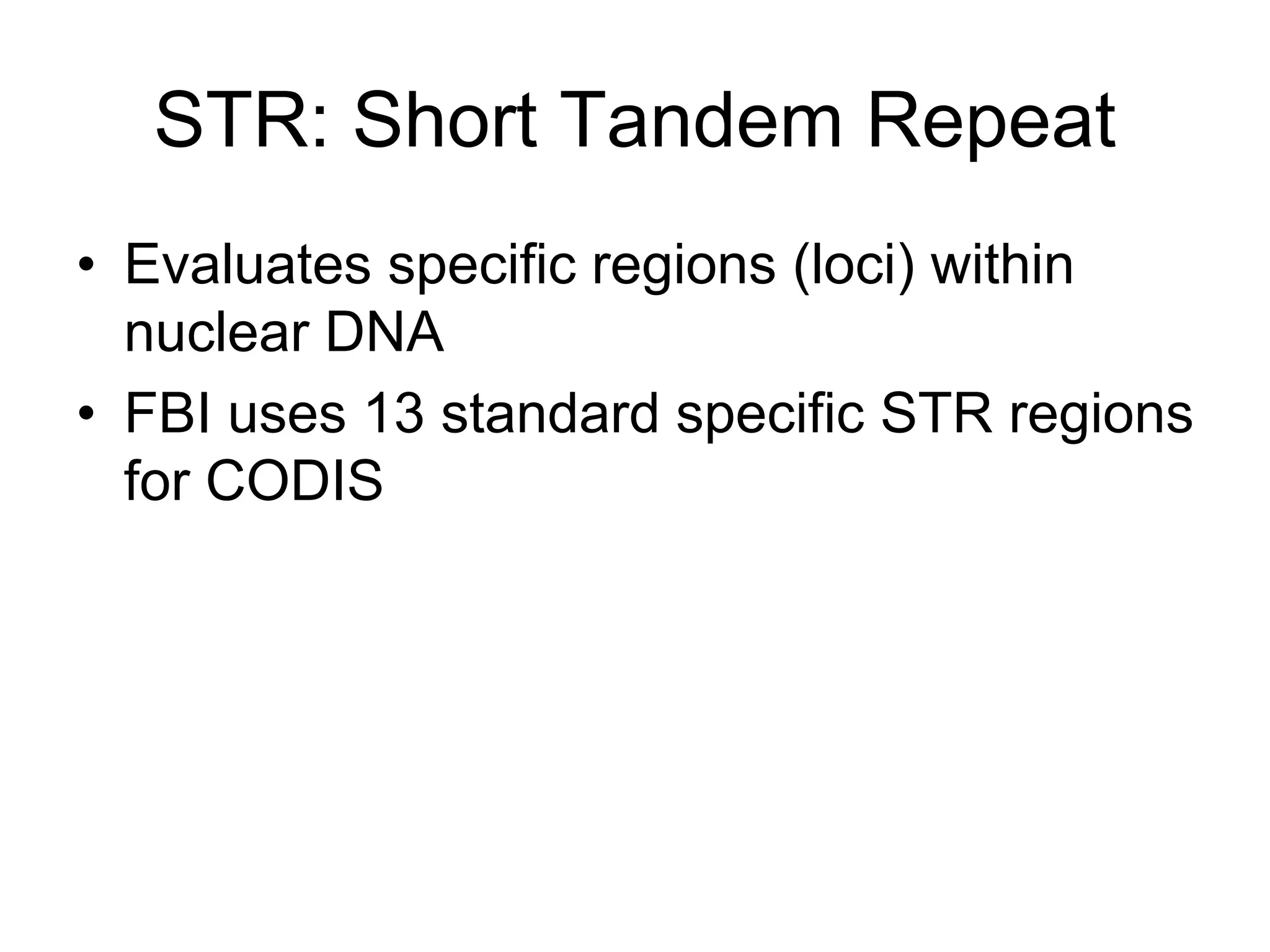 DNA in forensics | PPTX