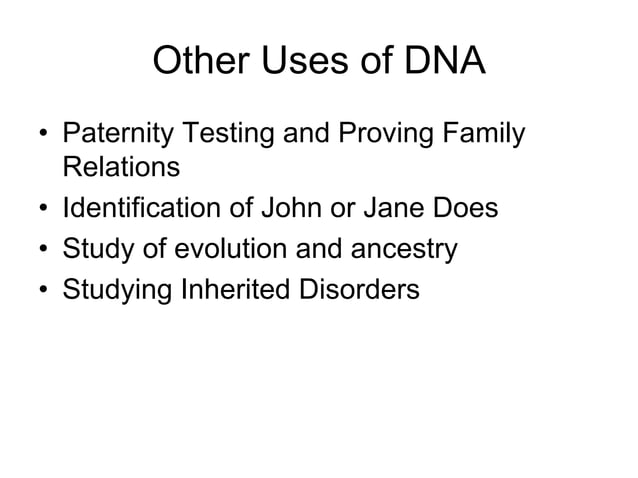 DNA in forensics | PPTX | Genetics | Science