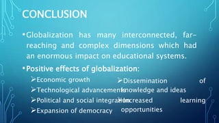 globalization and the changing face of educational leadership | PPTX