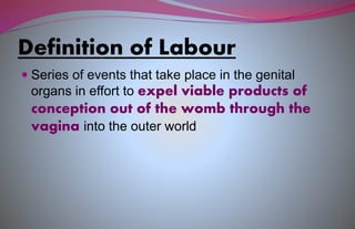 Medical induction of labour | PPTX