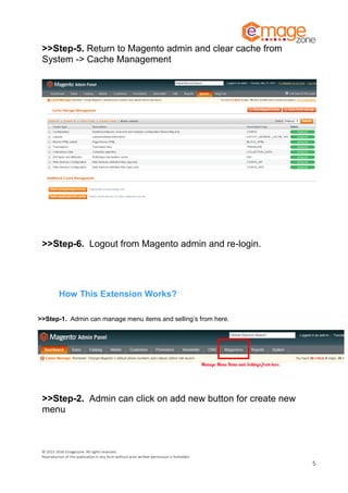 Mega Menu Extension for Magento | PDF