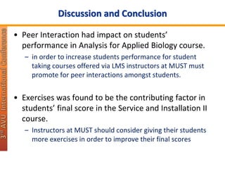 USING LEARNING ANALYTICS TO PREDICT STUDENTS’ PERFORMANCE IN MOODLE LMS | PPT