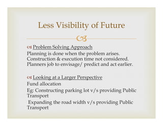 Traffic and Transportation problems | PDF