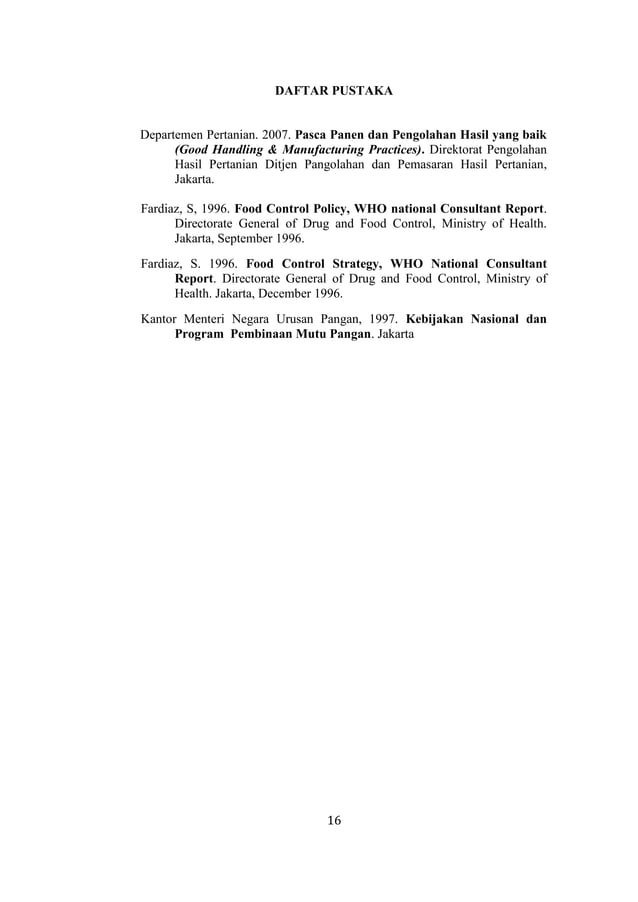 bahan ajar gmp dan ghp | PDF