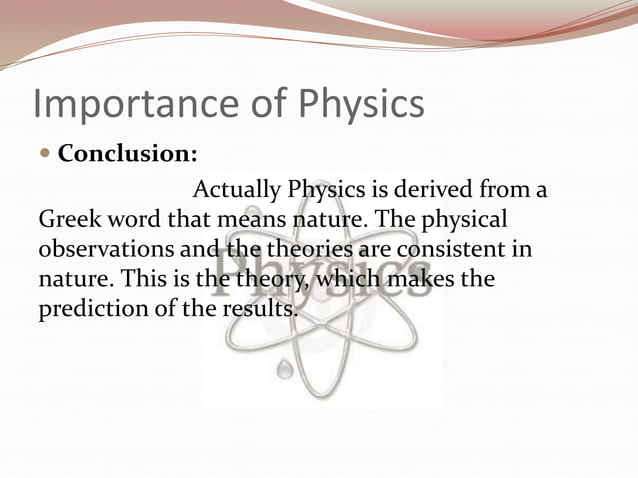 3. importance of physics | PPTX | Physics | Science