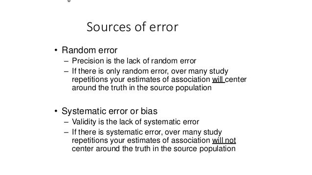 3.2 sourced of error