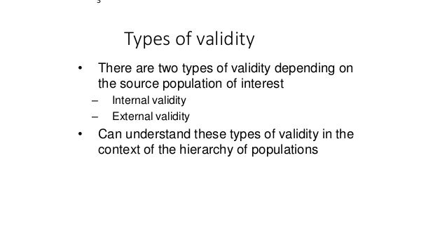 3.4 types of validity