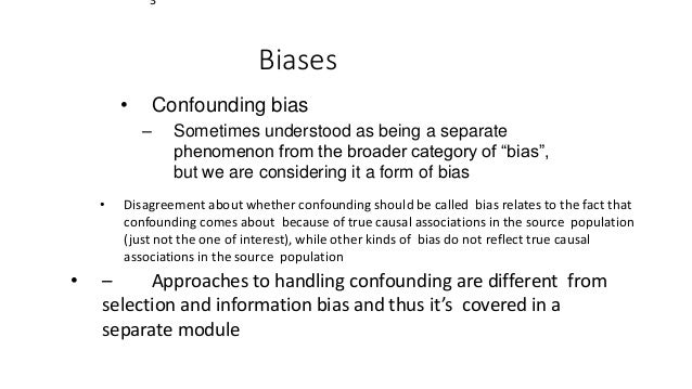 3.5 types of biases