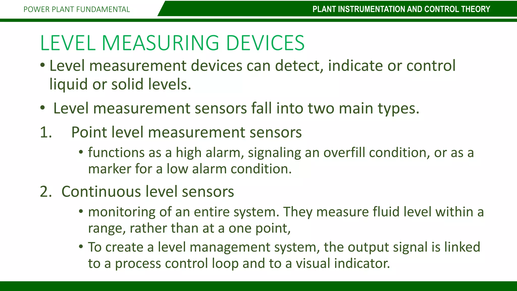 3.plant instrumentation and control theory | PPT