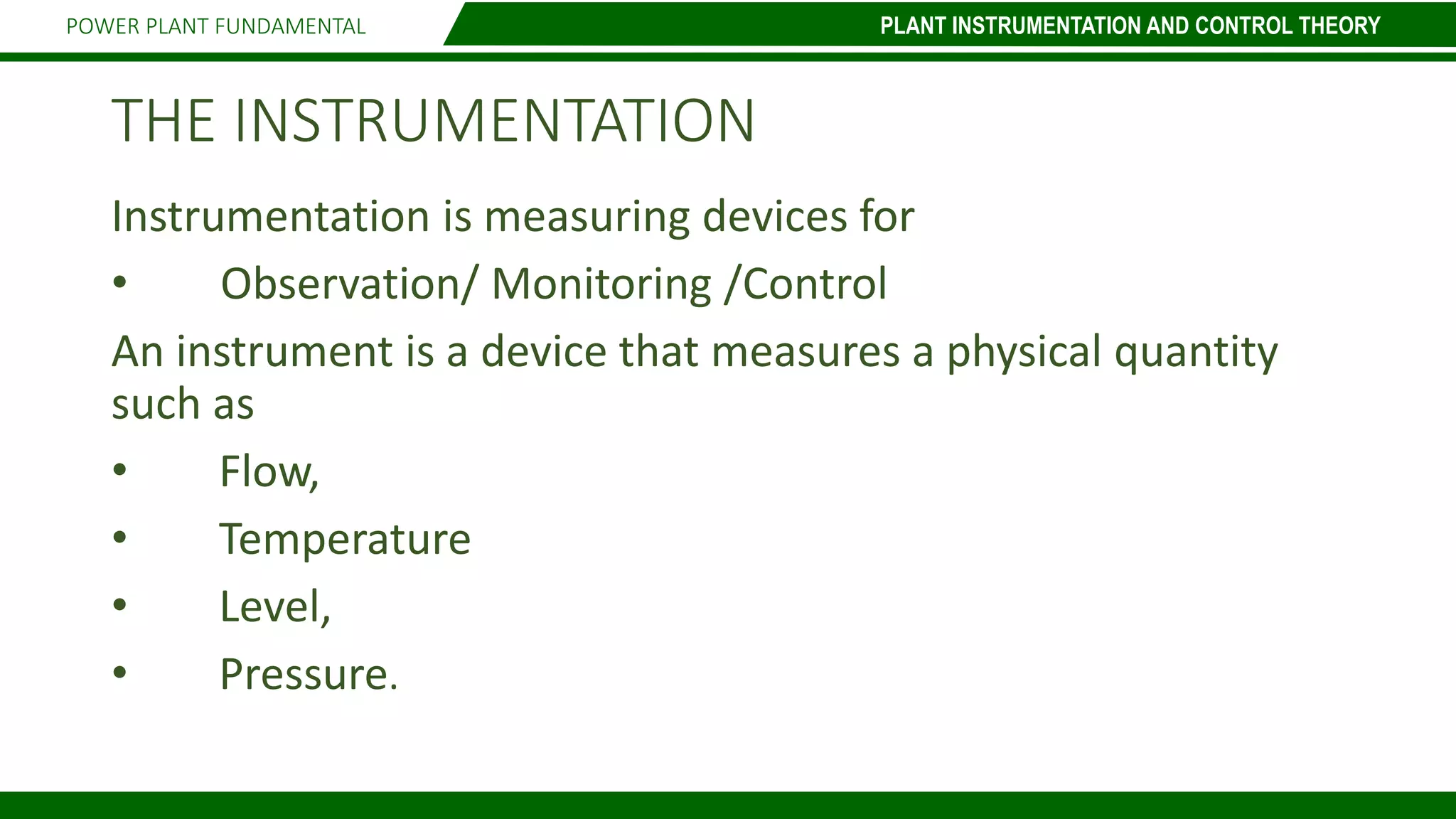 3.plant instrumentation and control theory | PPTX