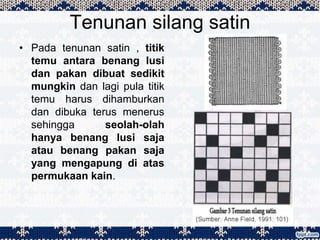 ppt konstruksi tenunan bahan tekstil kelas X semester gasal smk tata ...