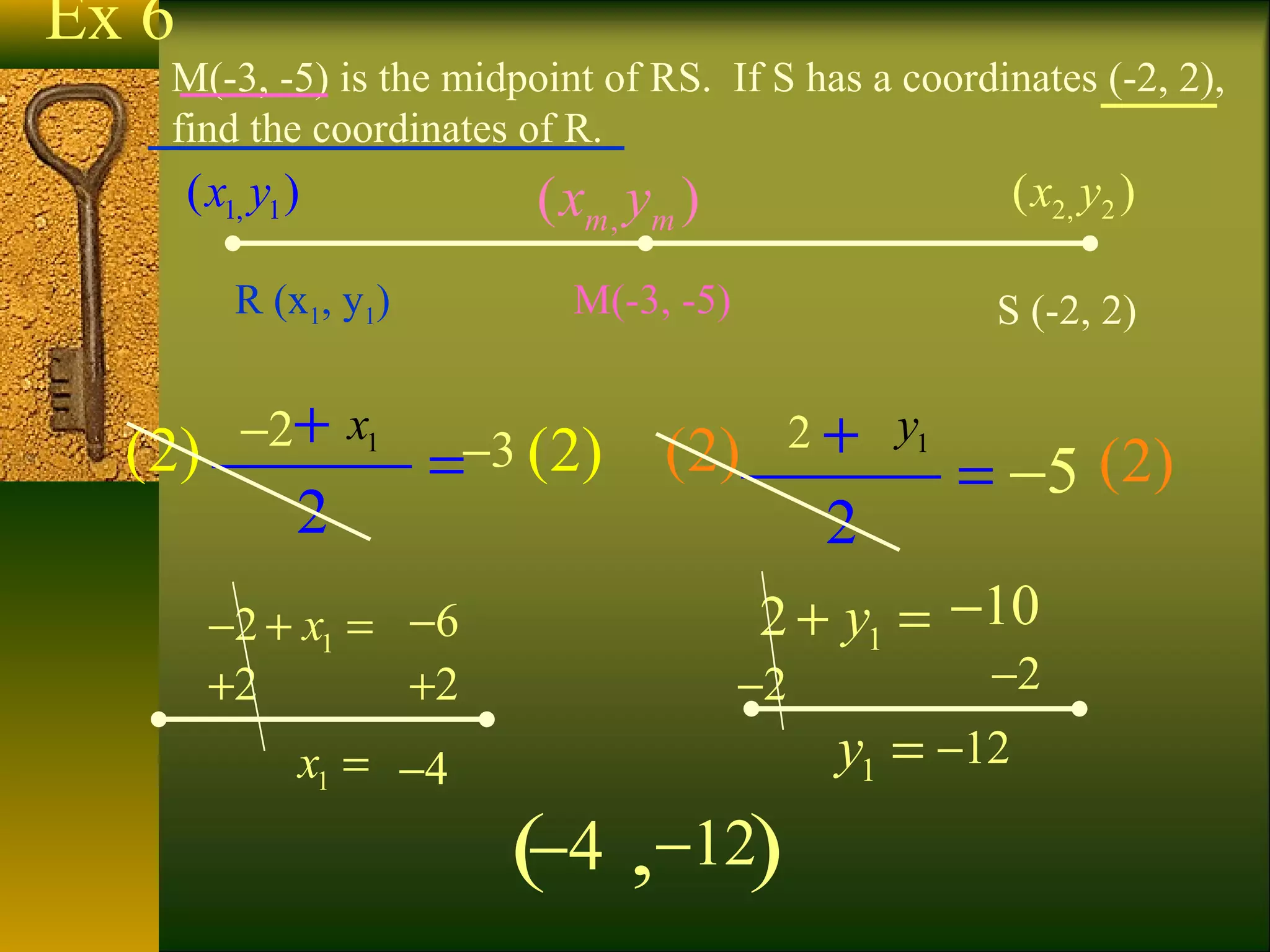 3. apply distance and midpoint | PPT
