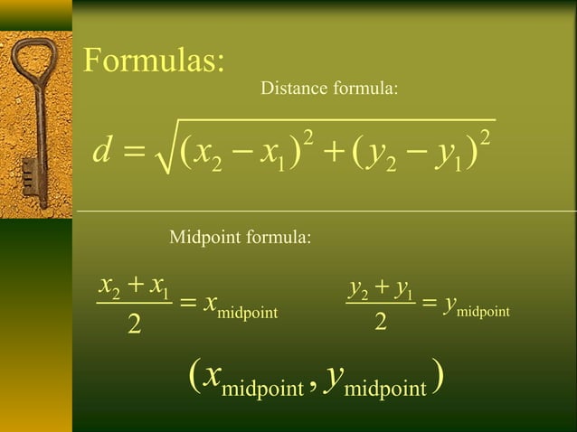 3. apply distance and midpoint | PPT