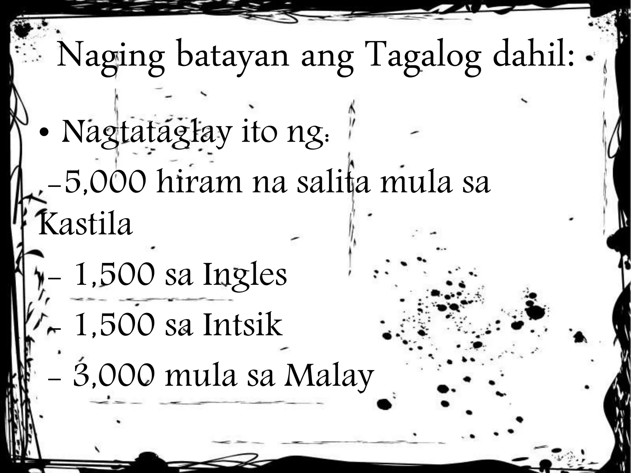 wikang pambansa | PPTX