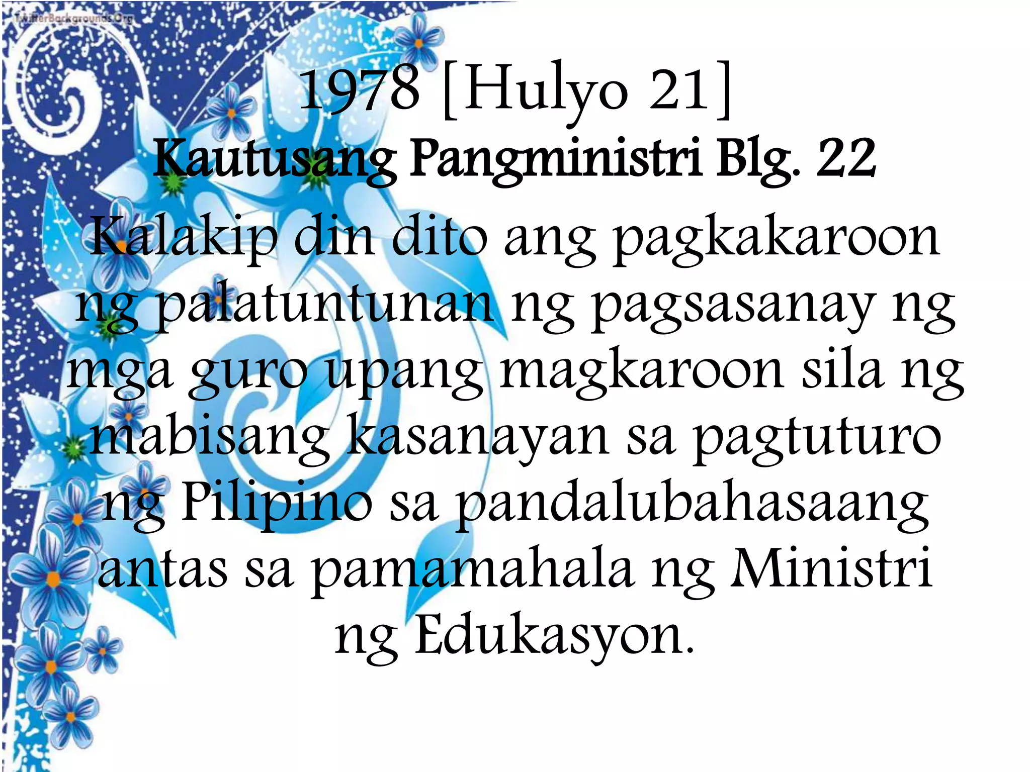 wikang pambansa | PPTX