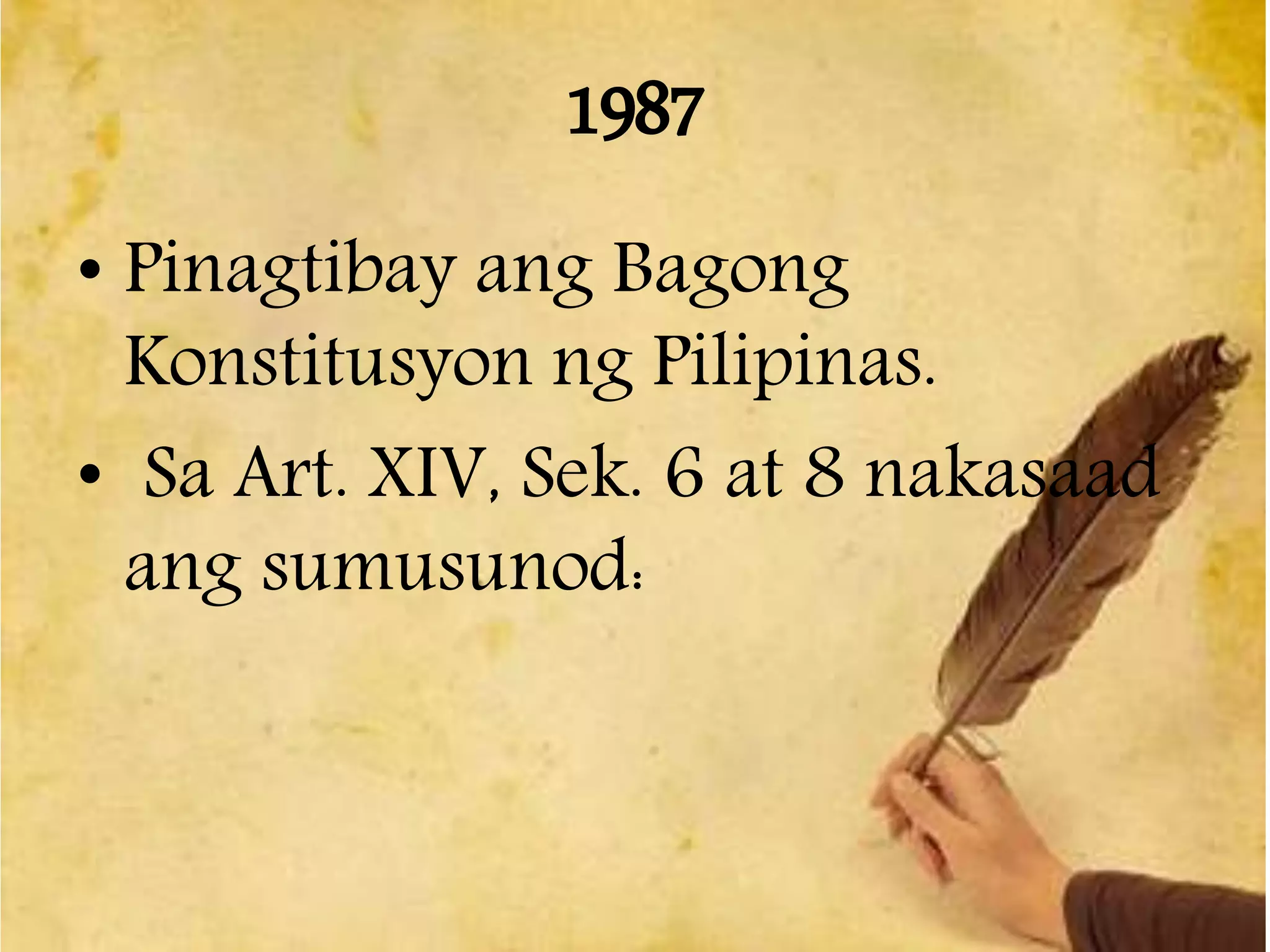 wikang pambansa | PPTX