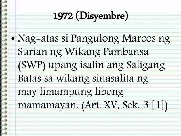 wikang pambansa | PPTX