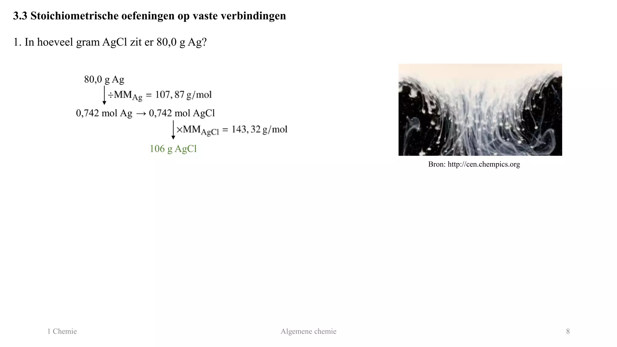 Hoofdstuk 3. Stoichiometrie - chemie | PPTX