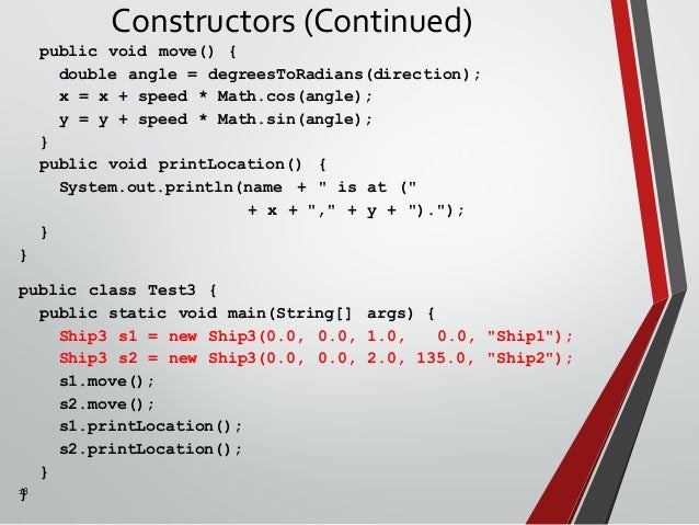 Java Oop Programming Language Part 3 Class And Object
