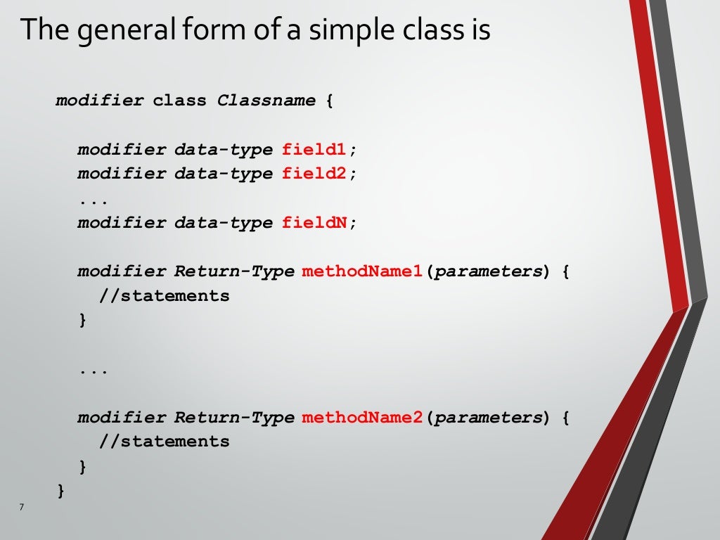 Java Oop Programming Language Part 3 Class And Object