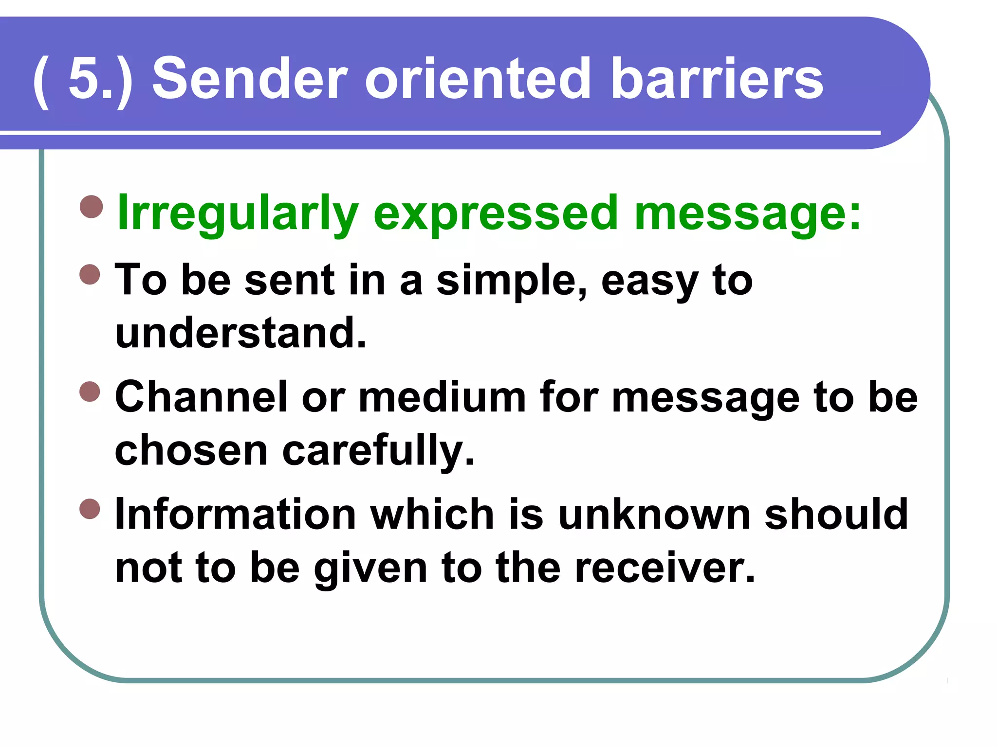 3. barriers to communication | PPT