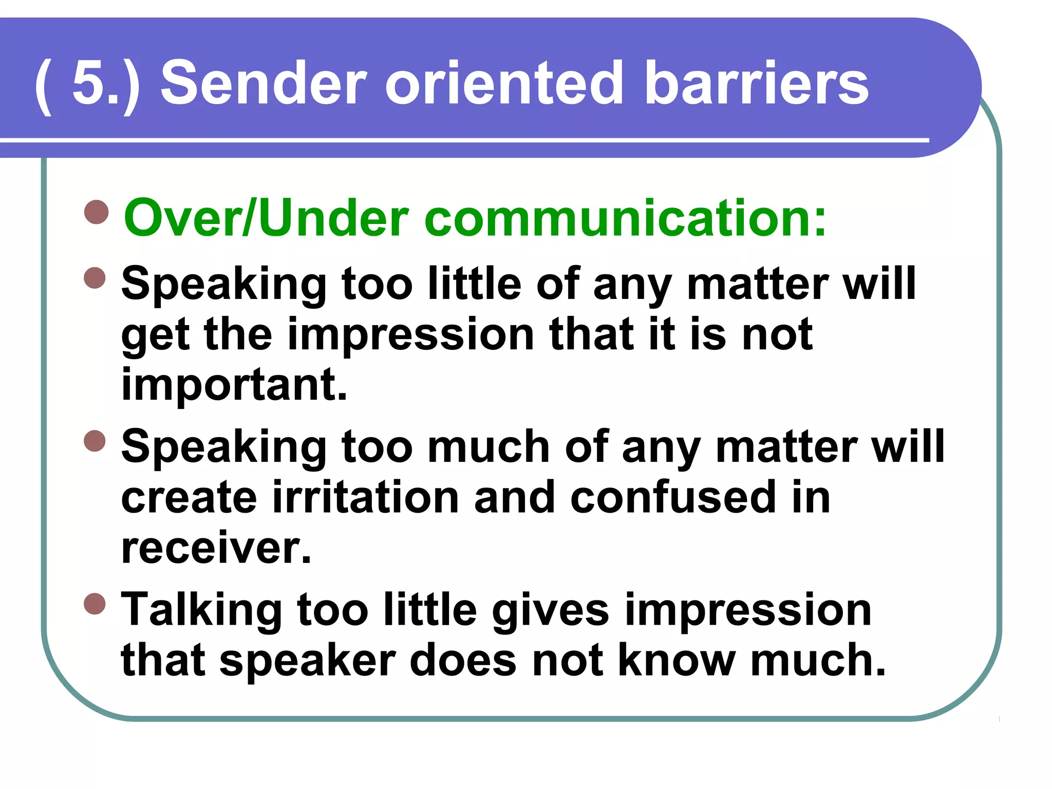 3. barriers to communication | PPT