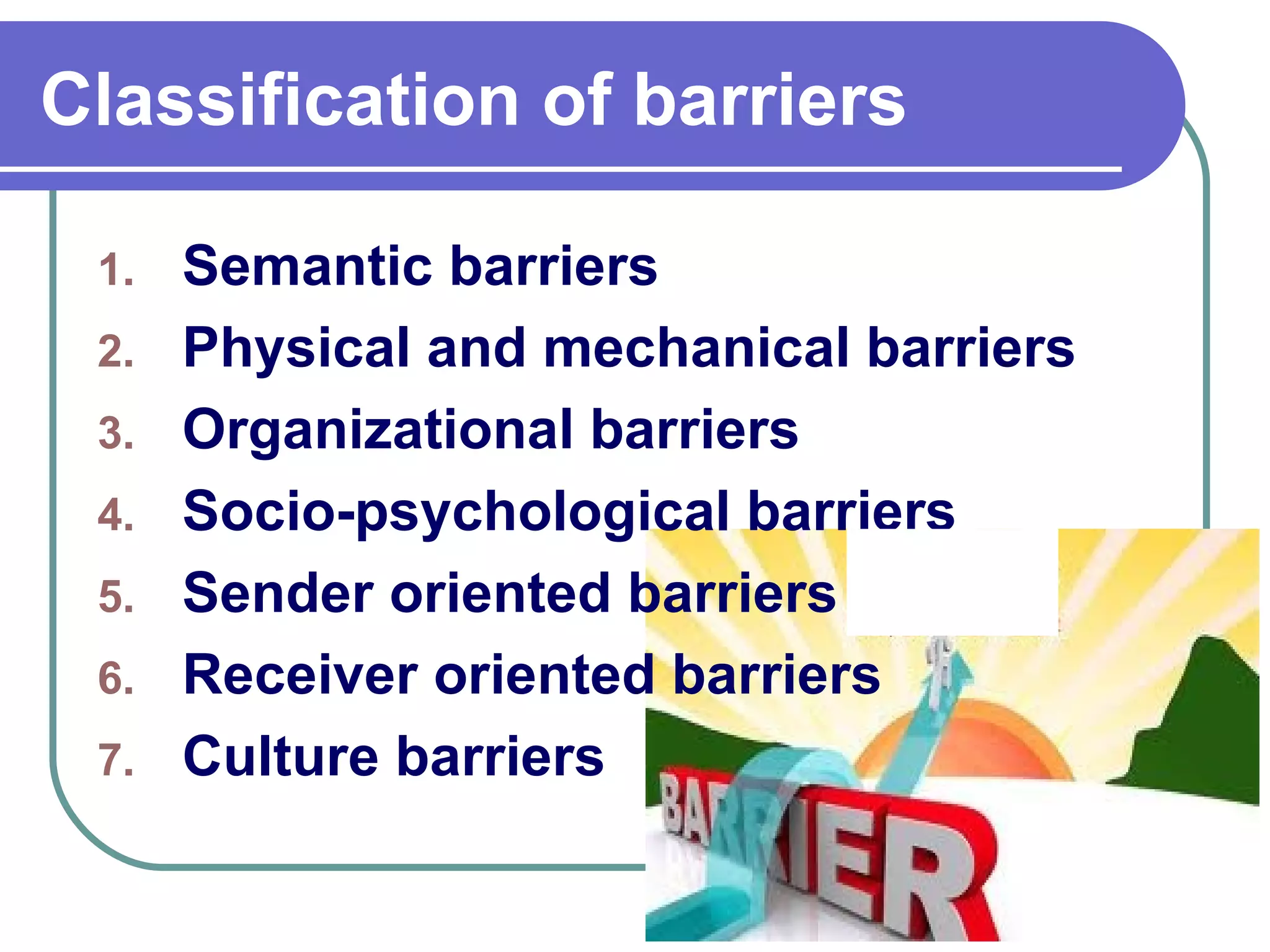 3. barriers to communication | PPT