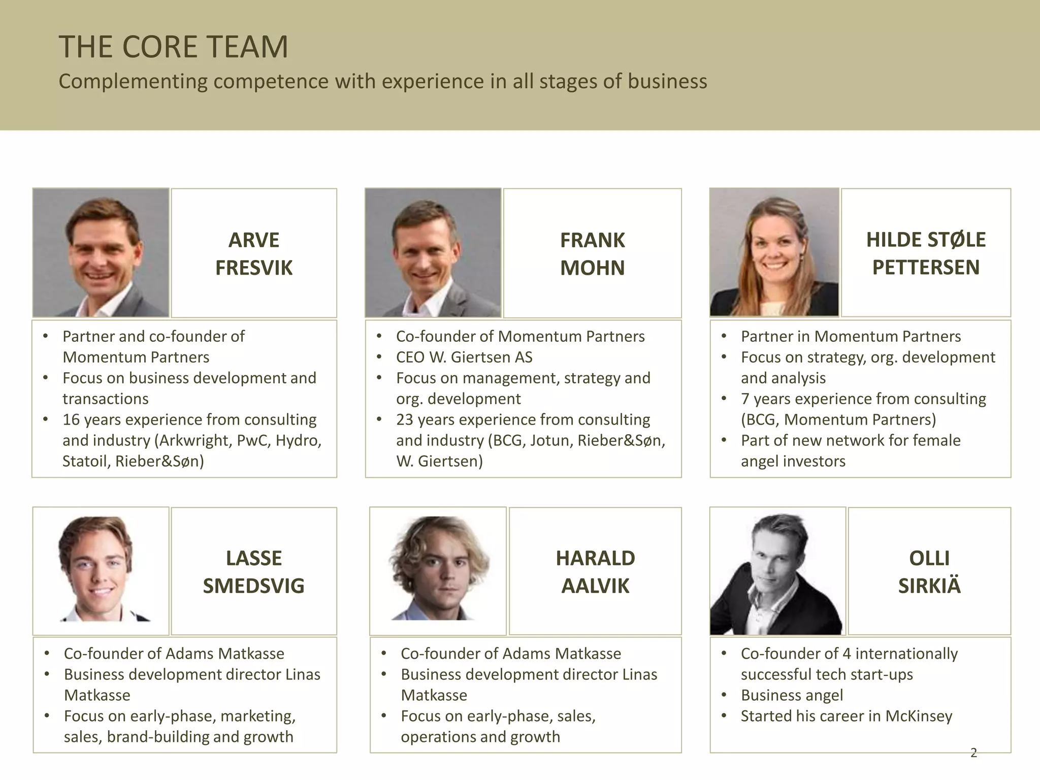 Momentum Partners @ First Tuesday Bergen | PPTX