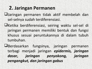 3. pertemuan-3-struktur-dan-fungsi-jaringan-tumbuhan | PPT