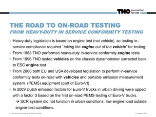 Routes to Clean Air 2016 - Dr Norbert Ligterink - TNO | PPT