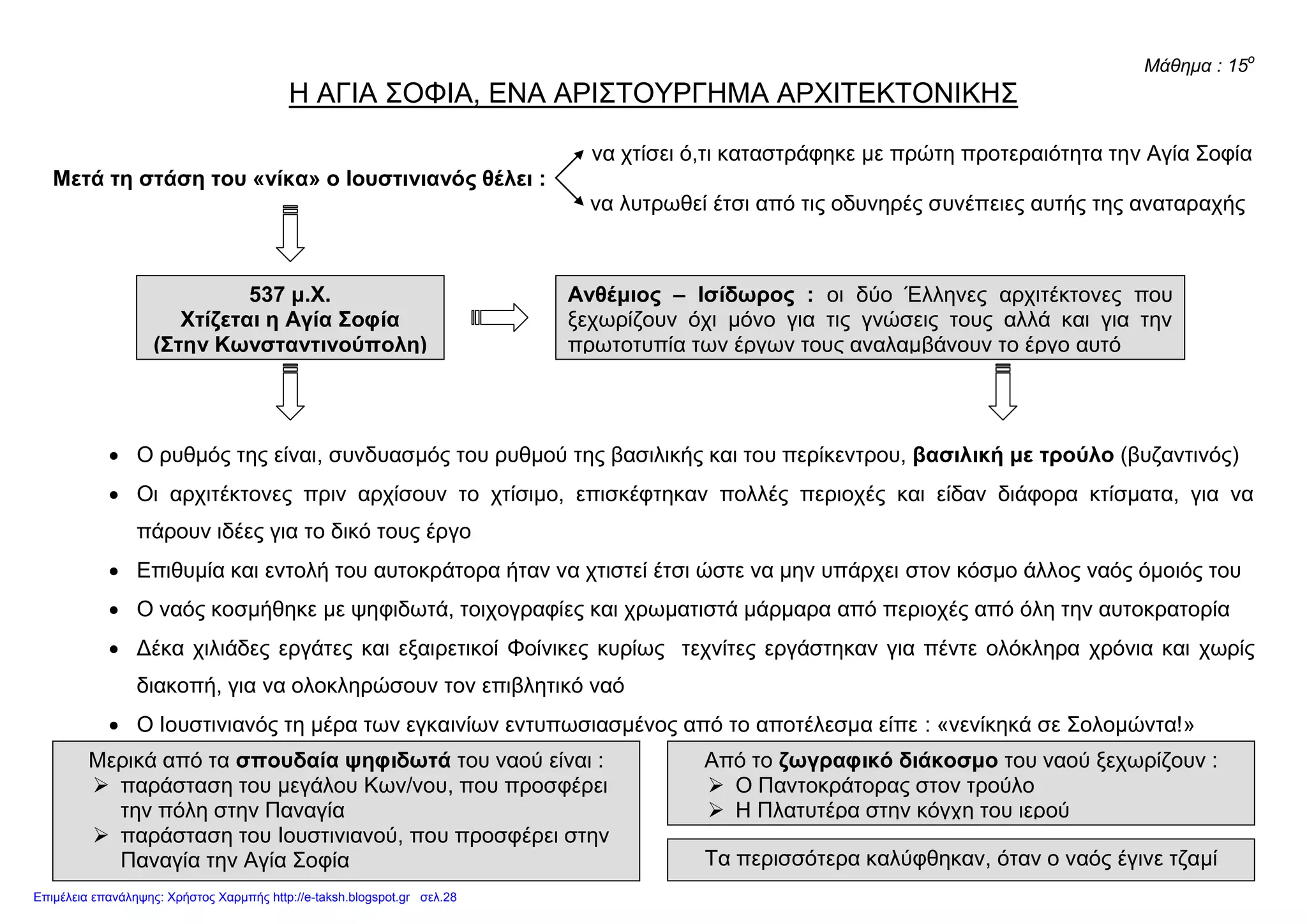 Ιστορία Ε΄ - Επανάληψη 3ης Ενότητας: ΄΄Το βυζαντινό κράτος, μια δύναμη ...