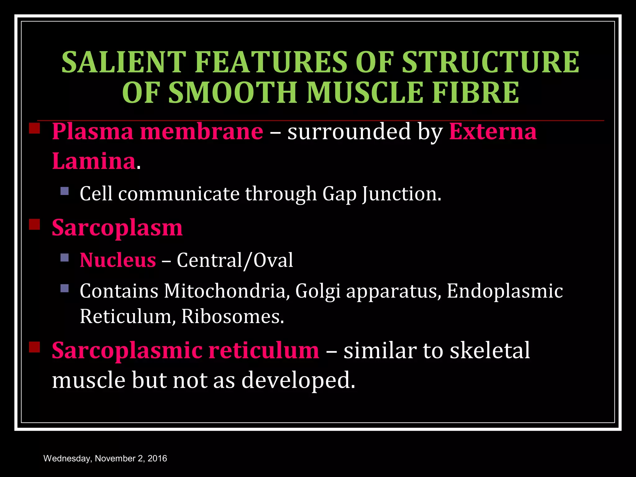 3.9 SMOOTH MUSCLE PHYSIOLOGY | PPT